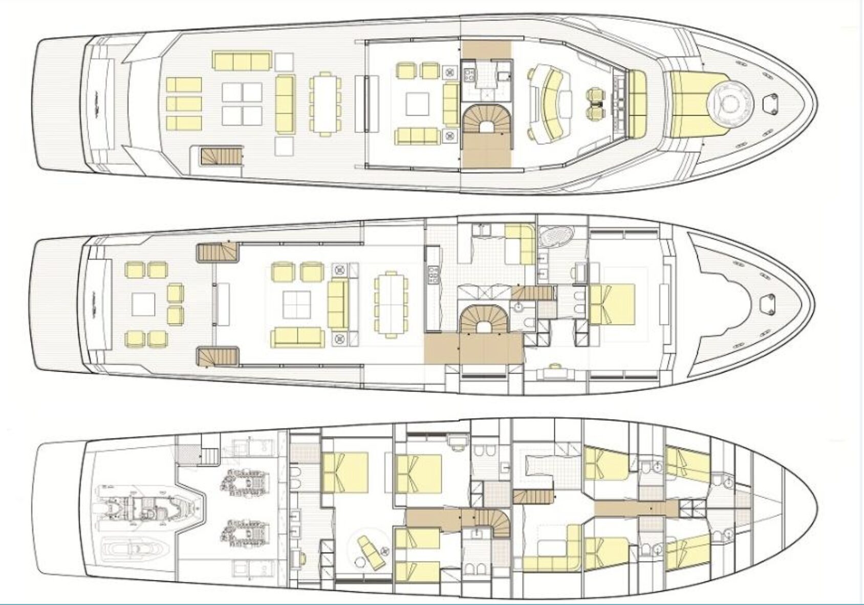 MY SUN Yacht Layout | TWW Yachts