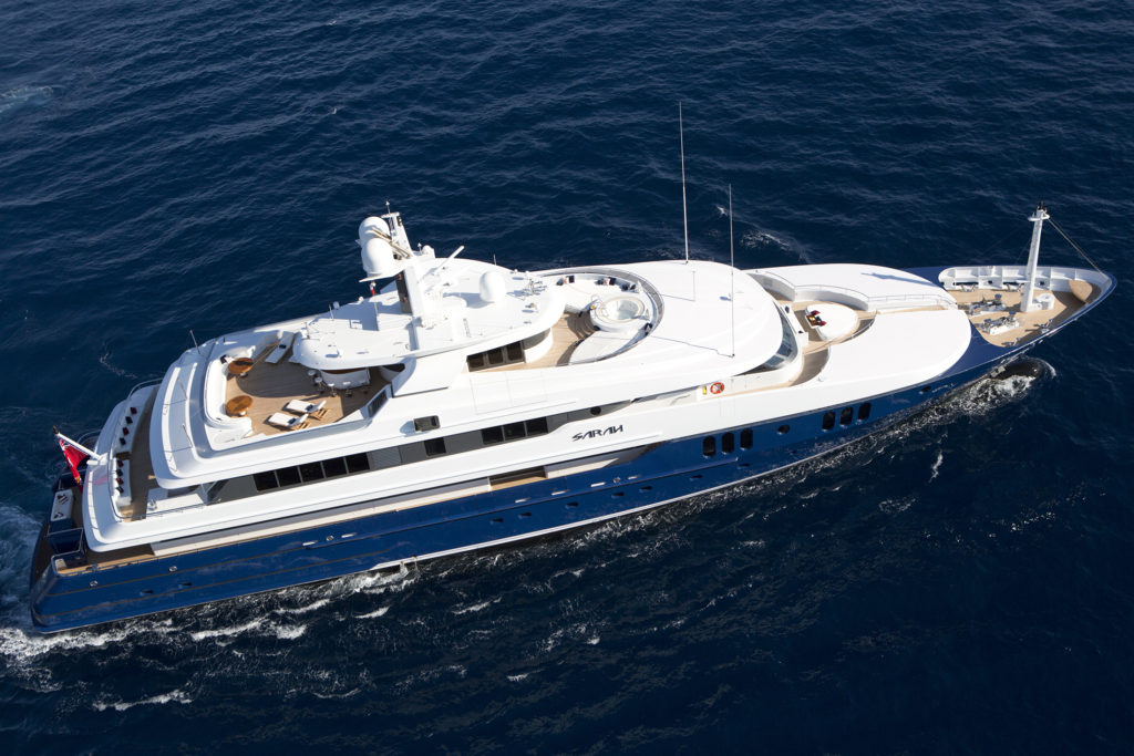 New website for MY Sarah - TWW Yachts