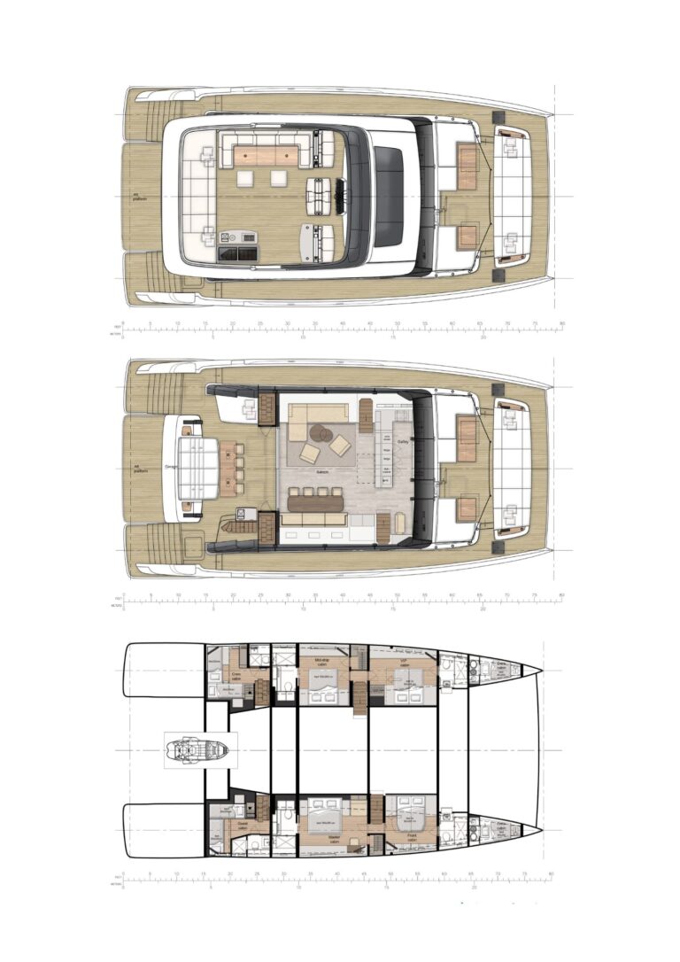 MANTA Yacht Layout | TWW Yachts