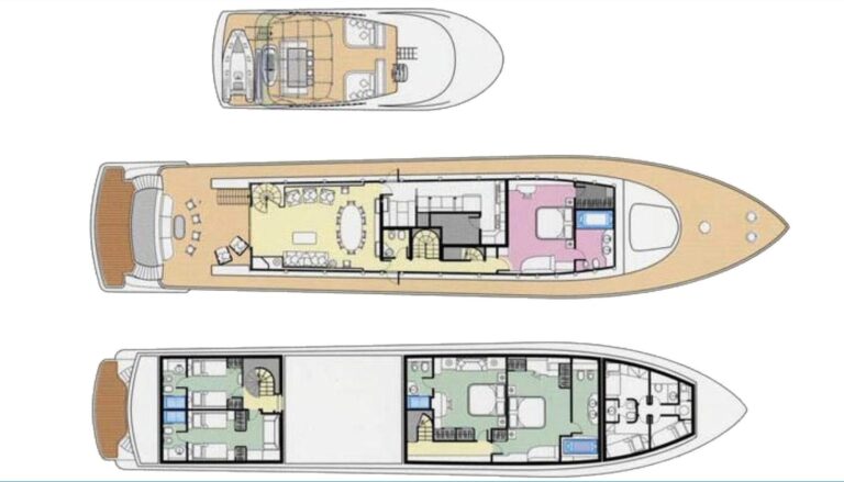 AQUILA Yacht Layout | TWW Yachts