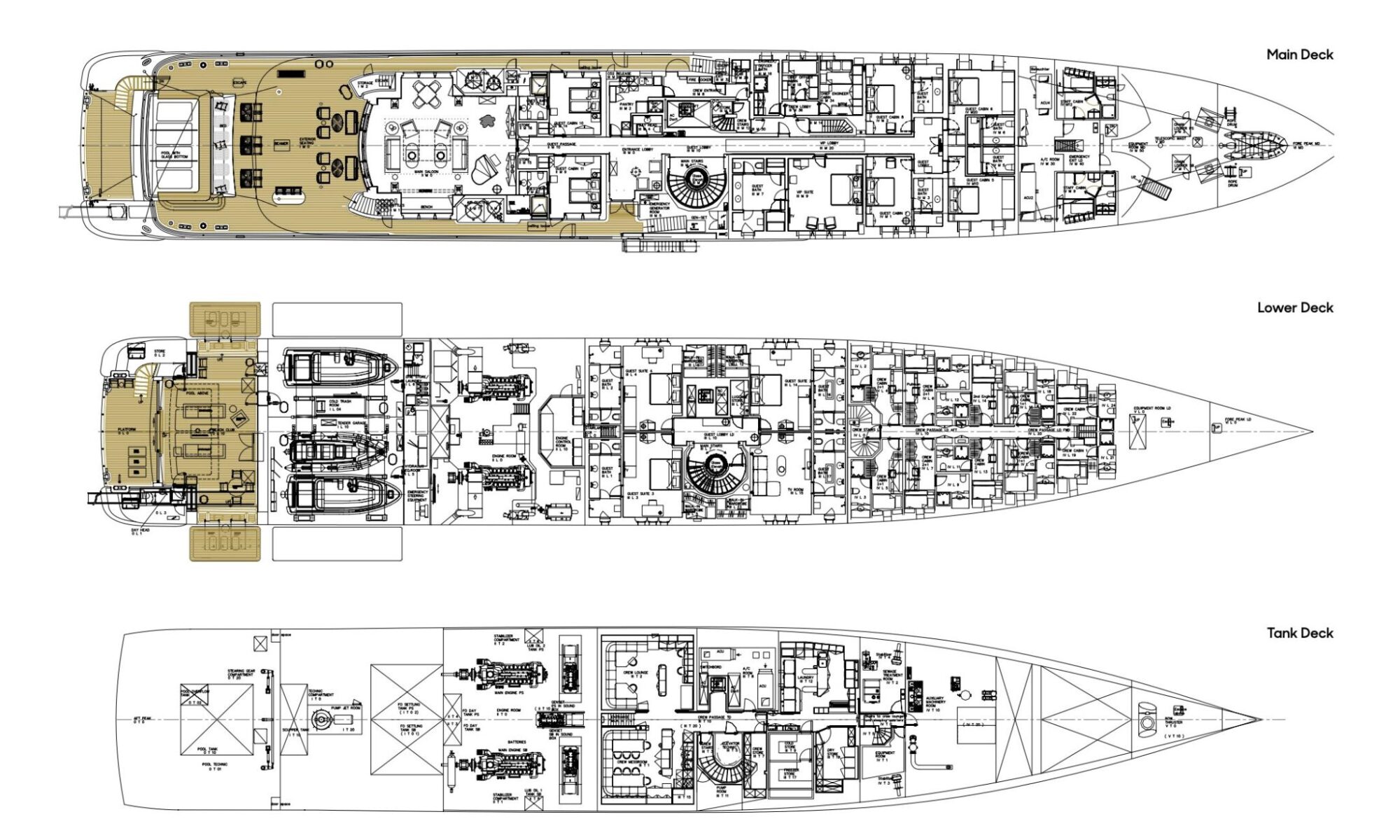 HBC Yacht Layout | TWW Yachts