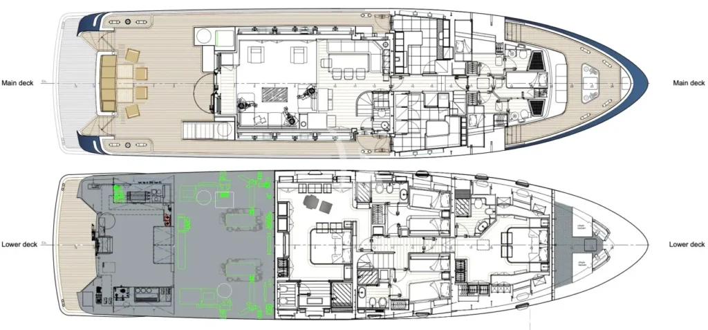 3D Yacht Layout | TWW Yachts